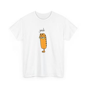 Funny Garfield Edgy Meme Unisex Tee Shirt, Heavy Cotton, Joke Graphic T ...