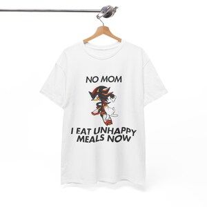 Funny Sonic Shadow the Hedgehog Unisex Tee Shirt, Men's Women's Edgy ...