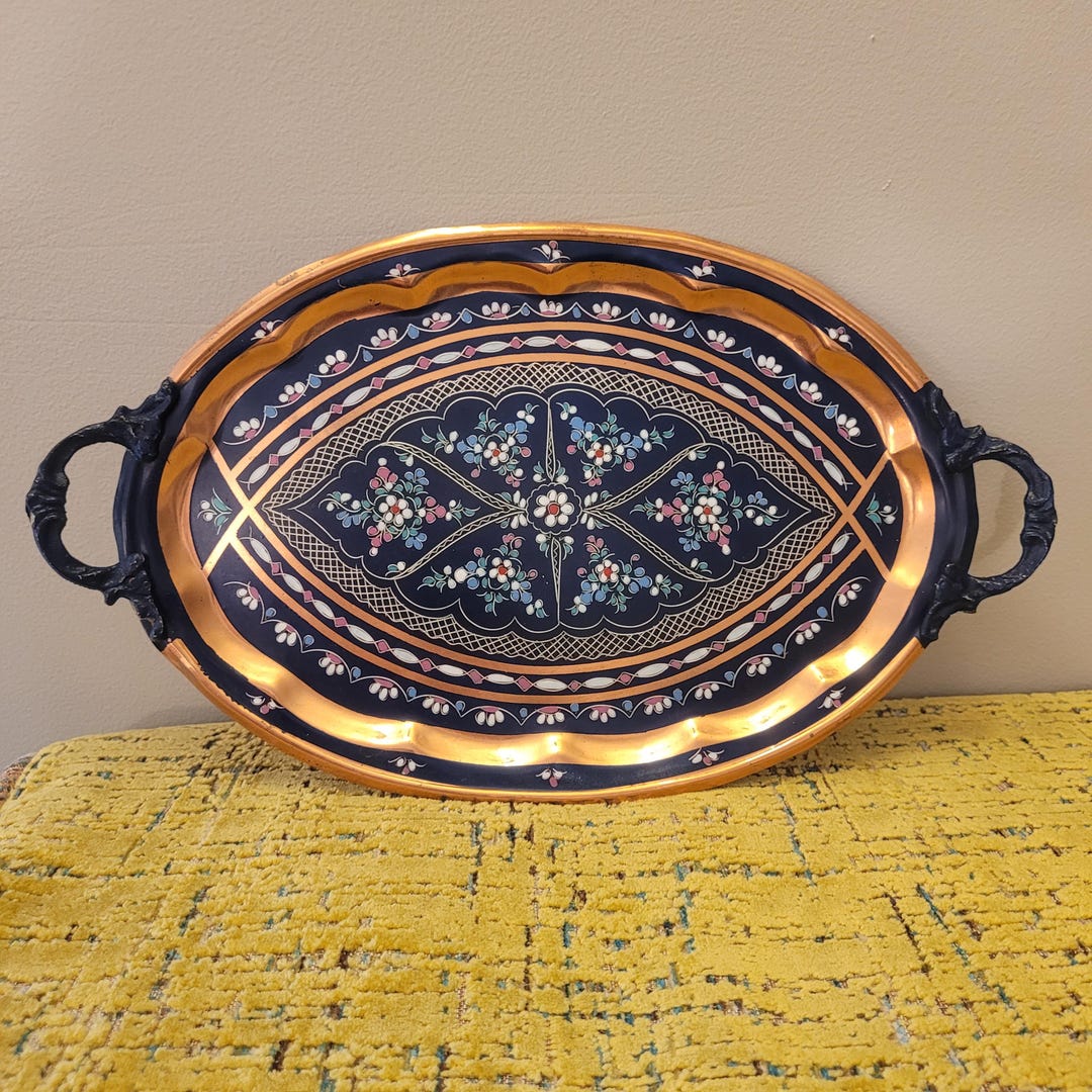 Turkish Copper Serving Tray - Etsy