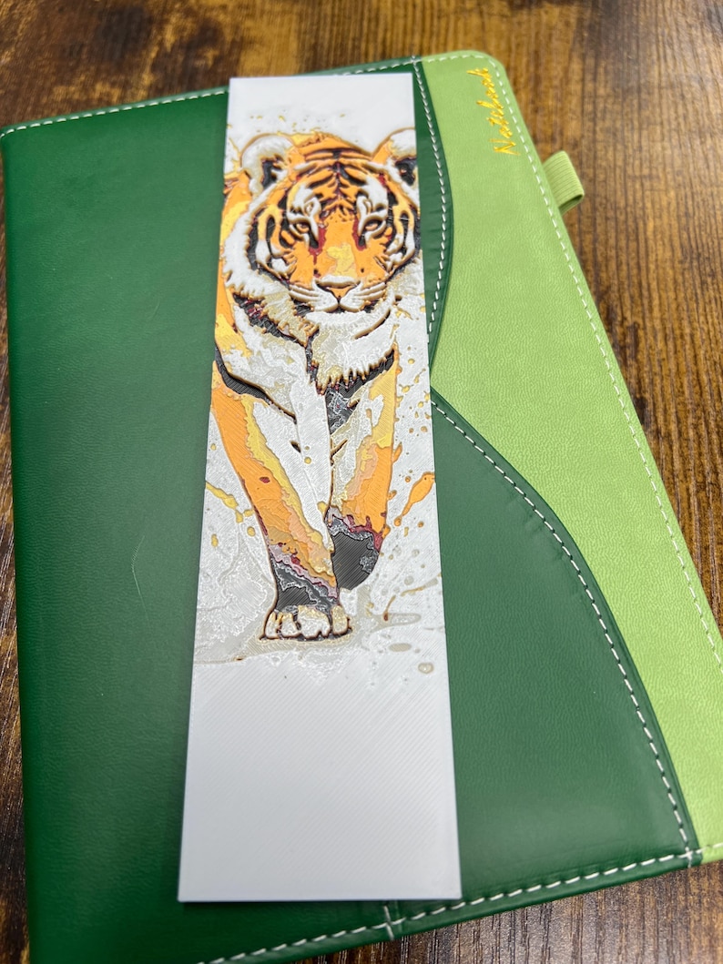 Watercolor Tiger Bookmark: Gift for Book Readers - Etsy
