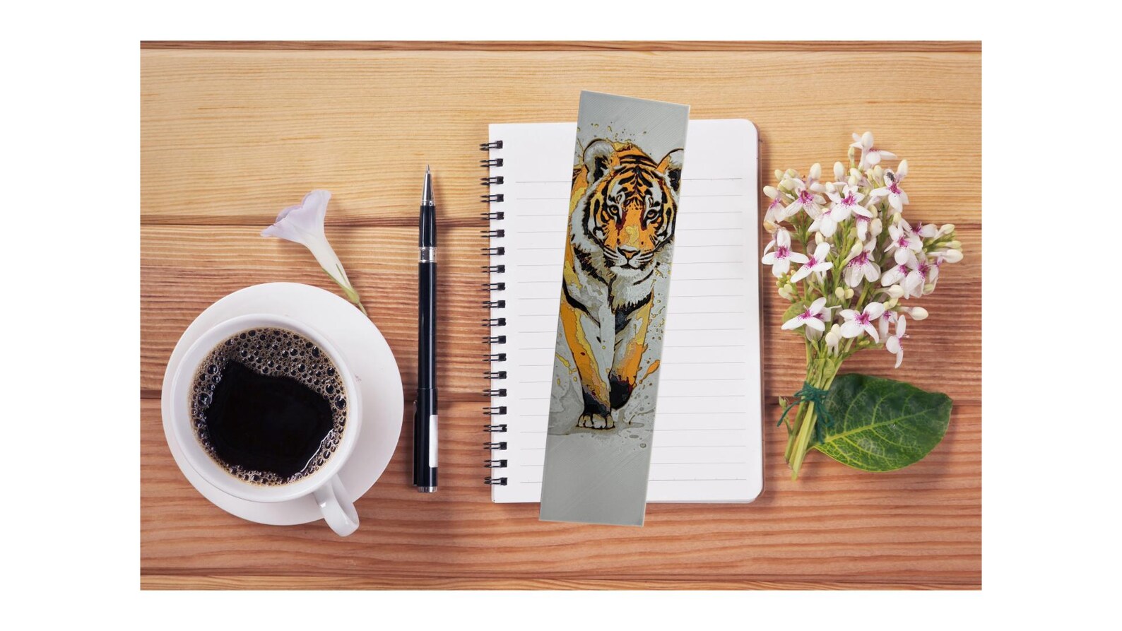Watercolor Tiger Bookmark: Gift for Book Readers - Etsy