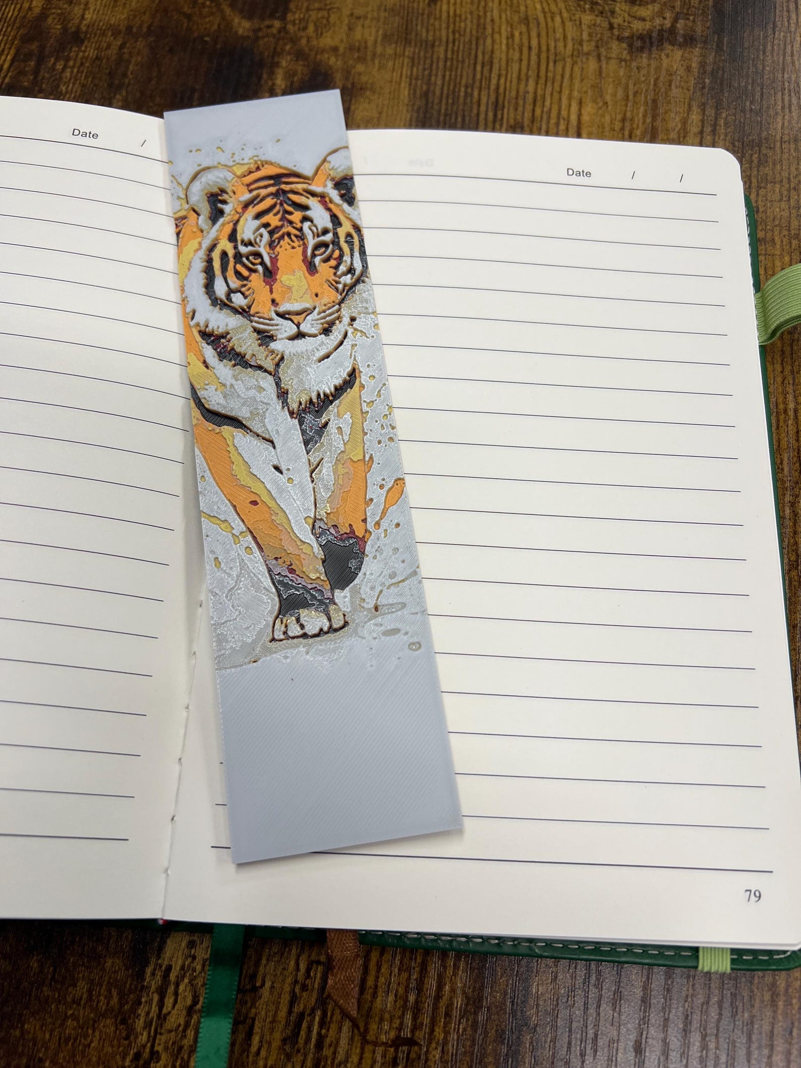 Watercolor Tiger Bookmark: Gift for Book Readers - Etsy