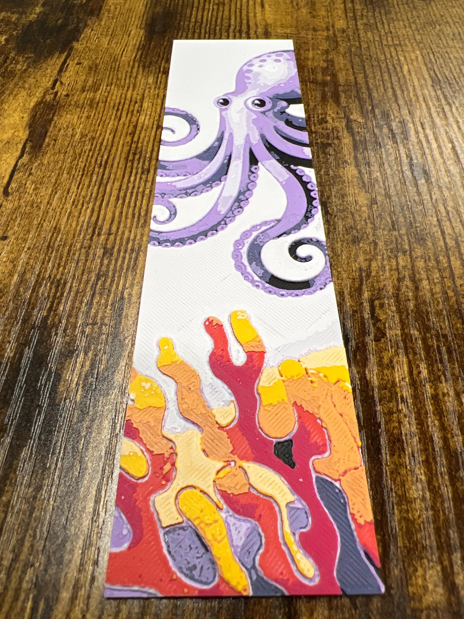 Octopus Bookmark: Watercolor Ocean Theme, Gift for Readers - Etsy