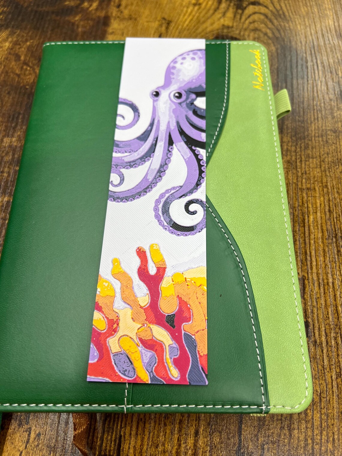 Octopus Bookmark: Watercolor Ocean Theme, Gift for Readers - Etsy