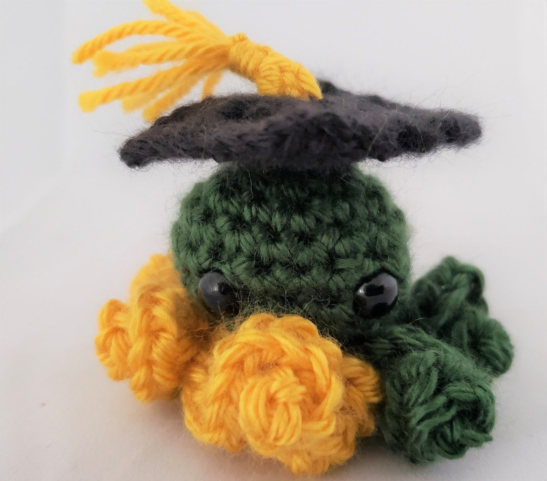 Octopus With Graduation Cap Clip - Etsy