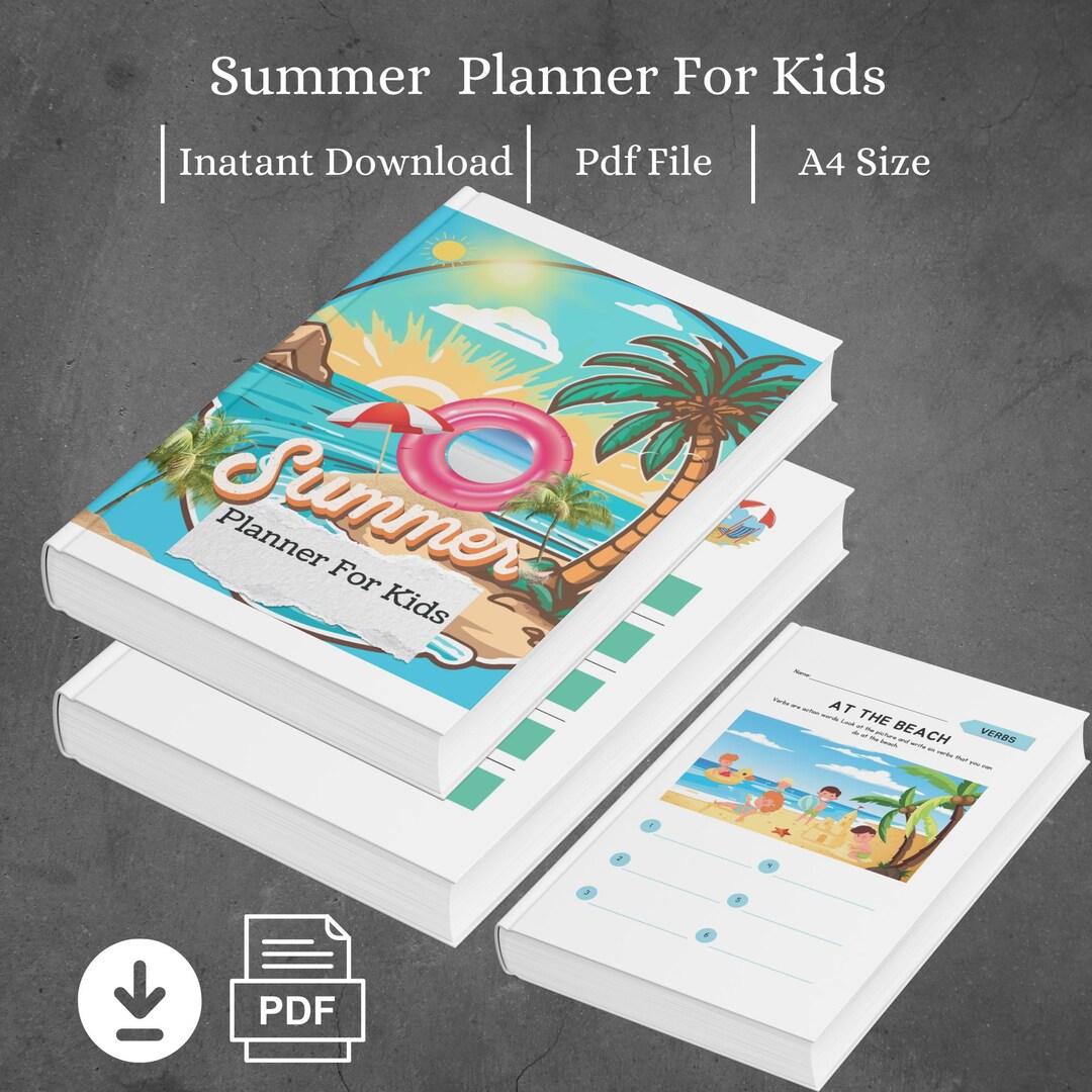 Summer Planner for Kids - Etsy