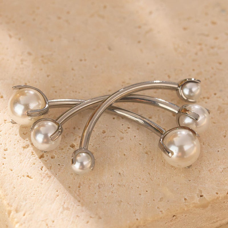 16g Rook Piercing Pearl - Etsy