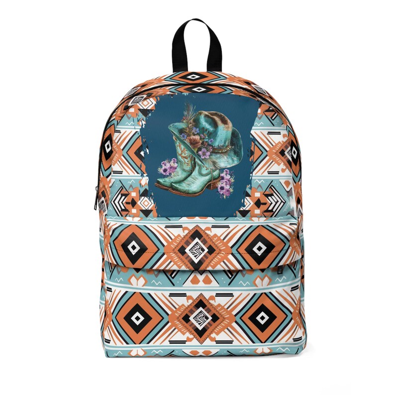 Aztec Coastal Western Cowgirl Unisex Classic Backpack, Western Style ...