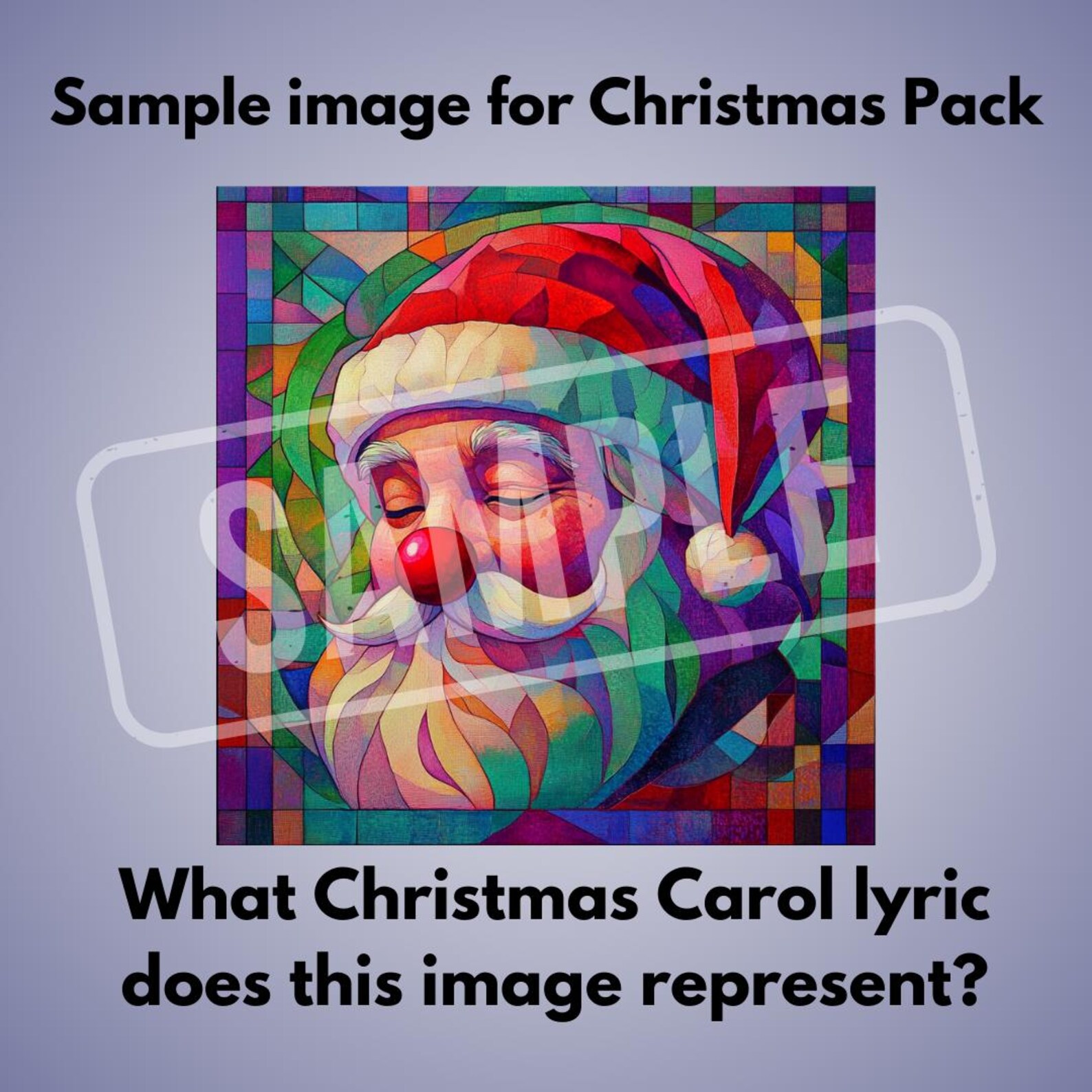 Guess the Song Lyrics Digital Game - Christmas Carol Pack - Etsy