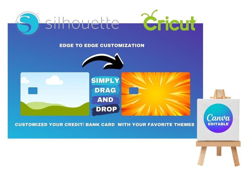 Credit/bank Card Skin Template Bundle!!! - Etsy