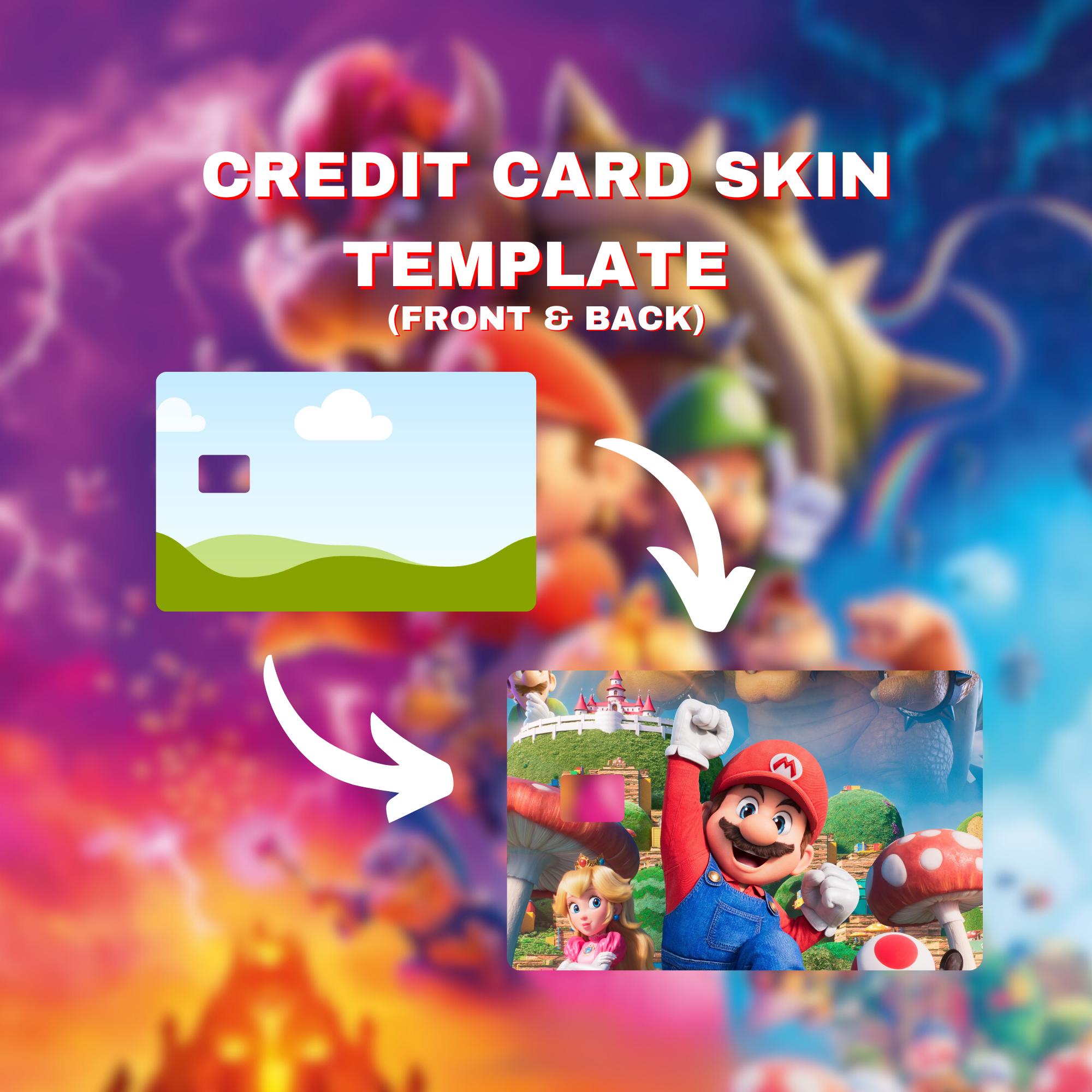 Credit/bank Card Skin Template Bundle!!!005 - Etsy