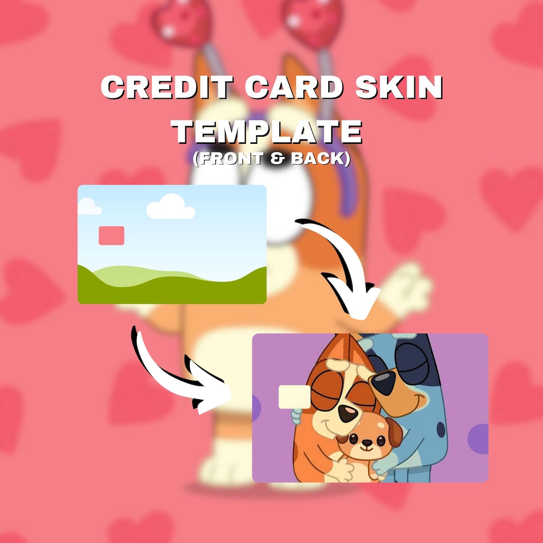 Credit/bank Card Skin Template Bundle!!!007 - Etsy