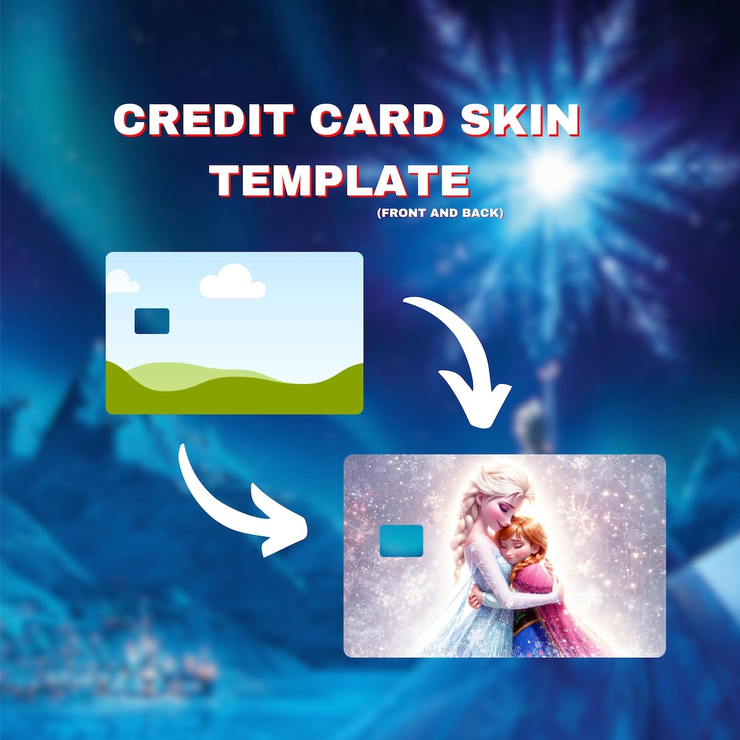 Credit/bank Card Skin Template Bundle!!!003 - Etsy
