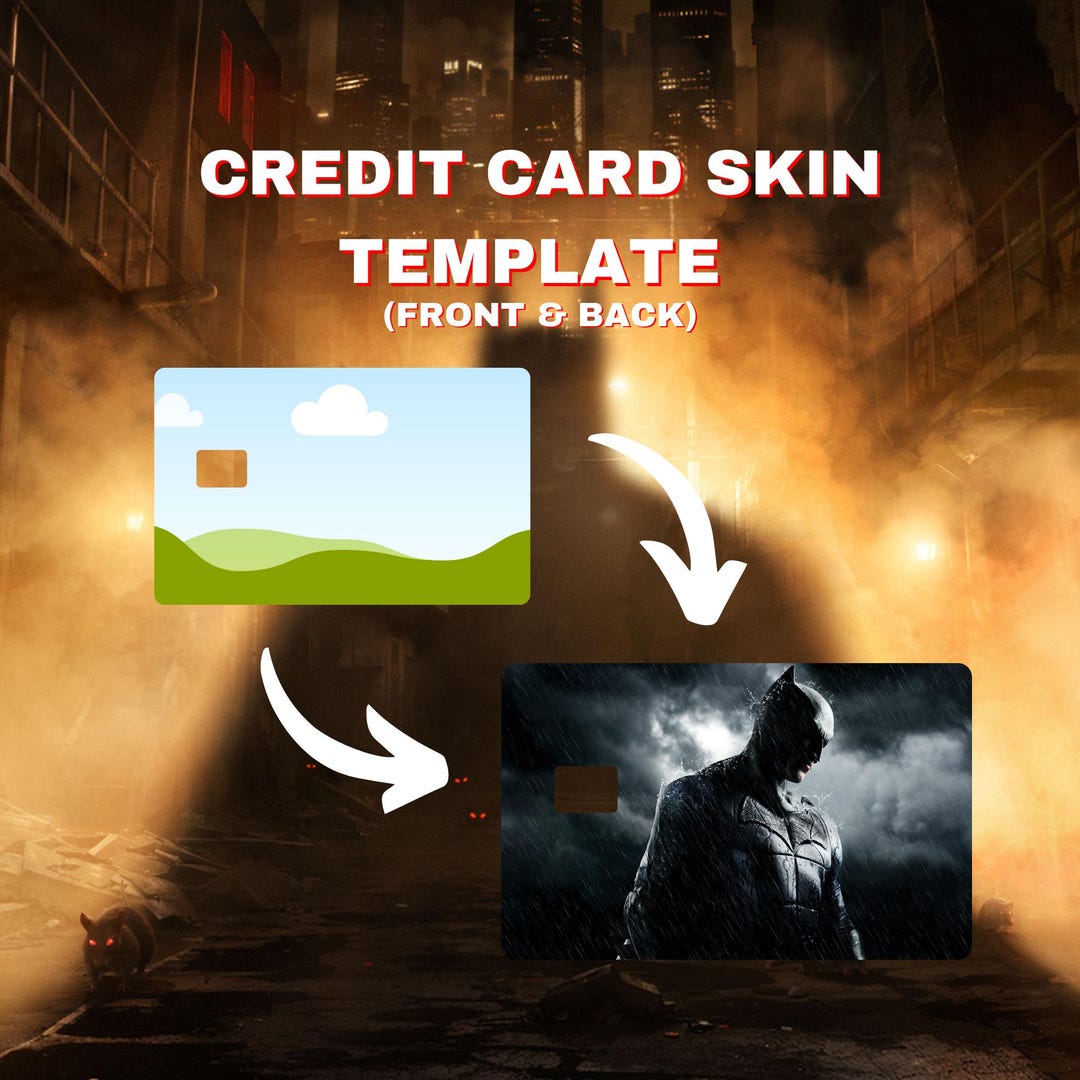 Credit/bank Card Skin Template Bundle!!!004 - Etsy