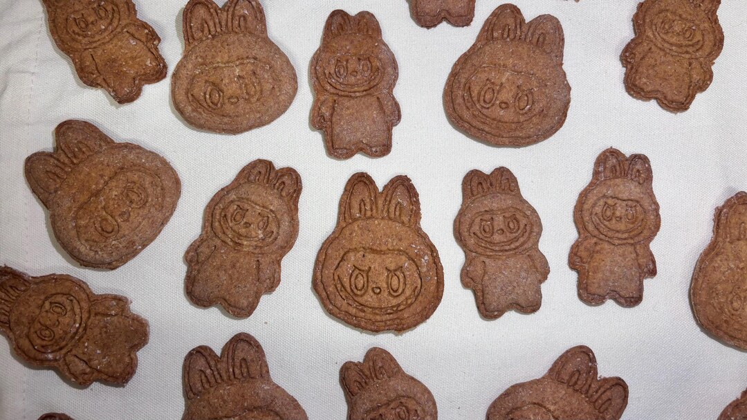 Labubu Inspired Honey Dog Treats: Healthy Homemade Biscuits - Etsy