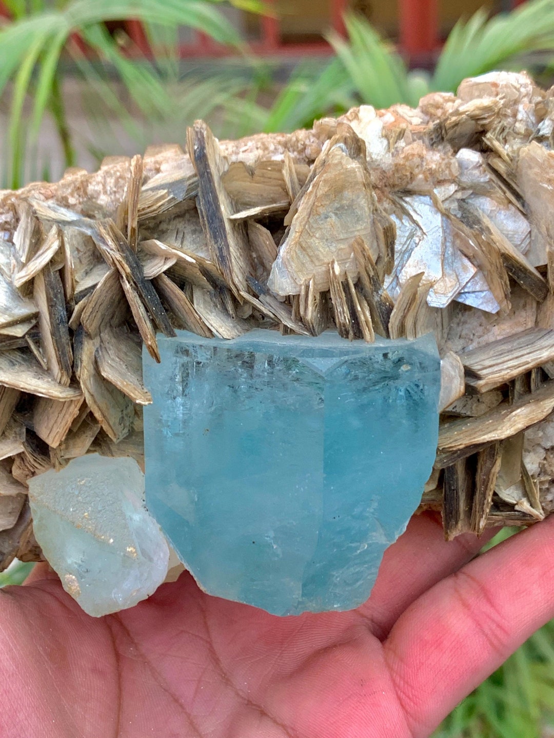1200 Grams Aquamarine Specimen Aquamarine Crystals Cluster Aquamarine ...