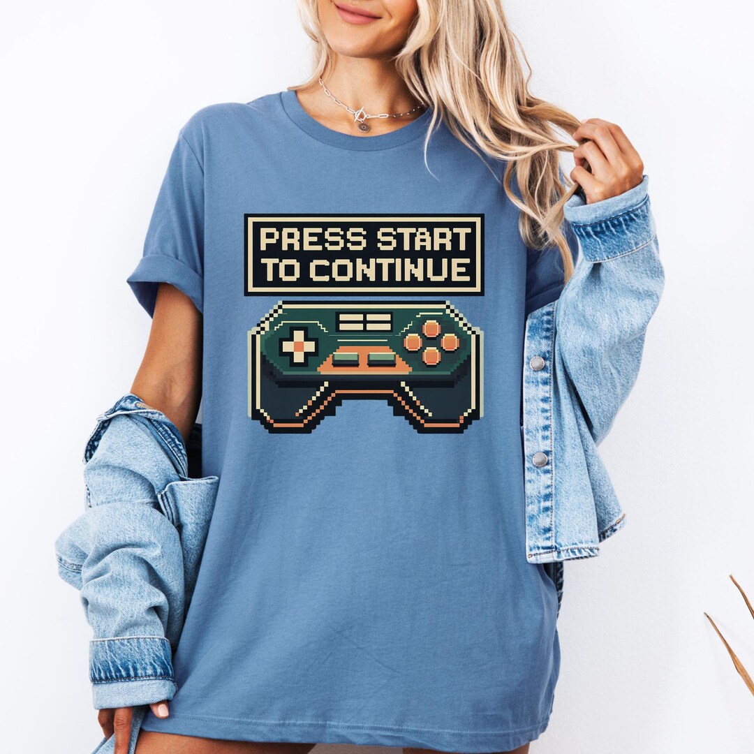 Retro 8-bit Game Controller T-shirt - Vintage Arcade Gaming Design for ...