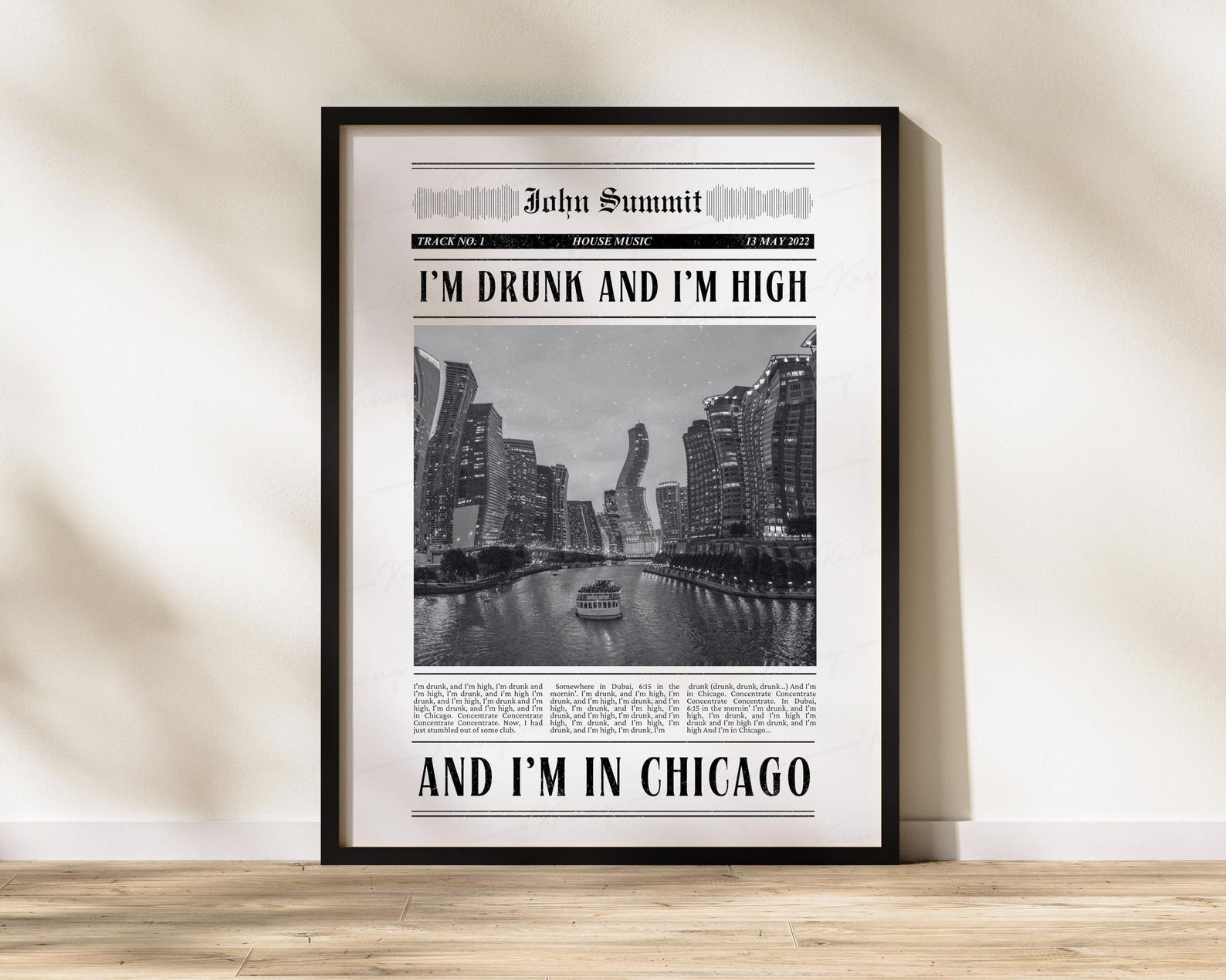 John Summit Poster in Chicago Song Go Back, Shiver, Where You Are ...