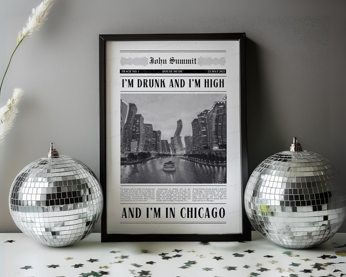 John Summit Poster in Chicago Song Go Back, Shiver, Where You Are ...