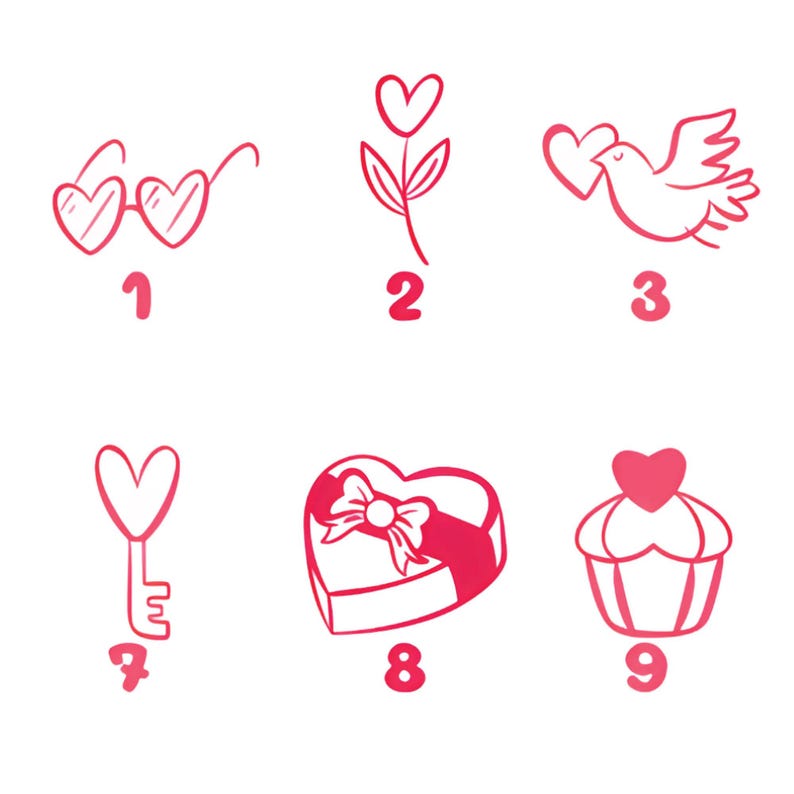 Valentine Doodle Font SVG Bundle , Valentine Font SVG , Valentine ...