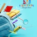 Colorful Kids Education Logo Playground Tree Preschool Daycare Learning ...