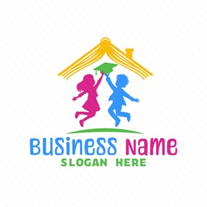 Modern Home School Tutoring Logo – Kids Learning, Education & Teaching ...