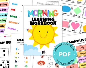 Preschool Morning Menu Printable - Etsy