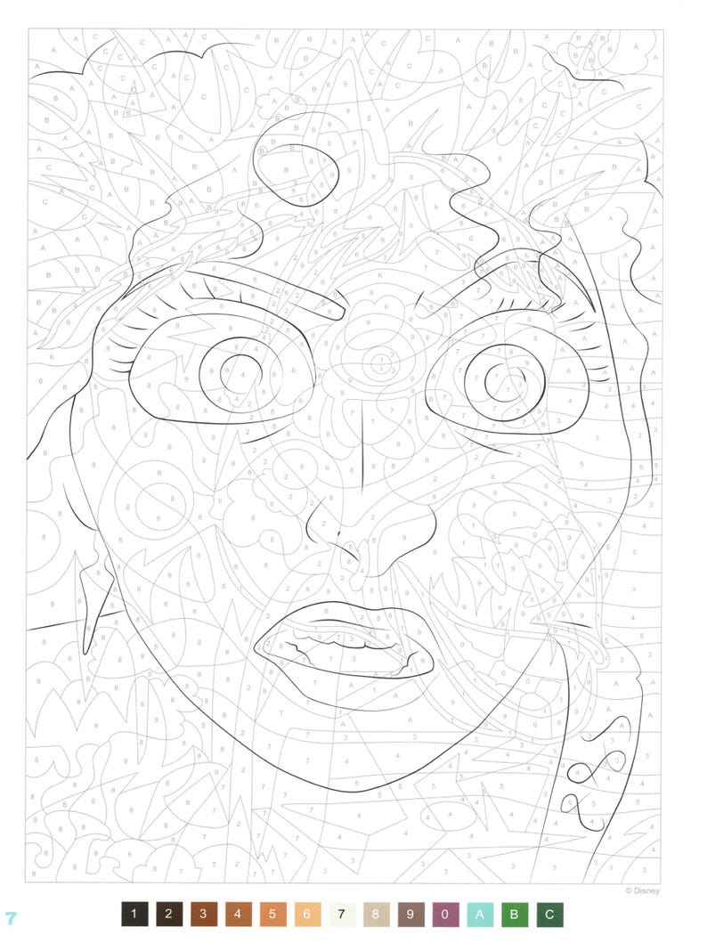 100++ [digital] Disney Mystery Colouring Book - Heros Vs Mechants ...