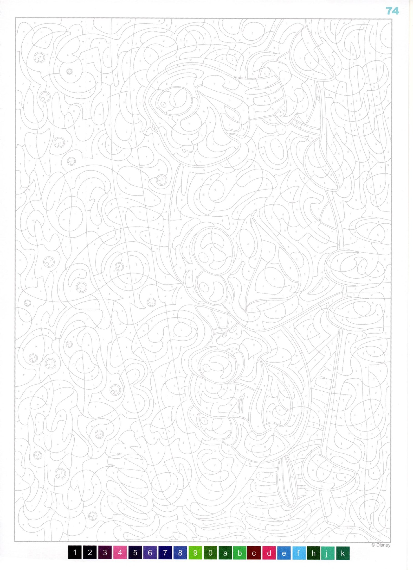 100++ [digital] Disney Mystery Colouring Book - Sous L'ocean (colouring ...