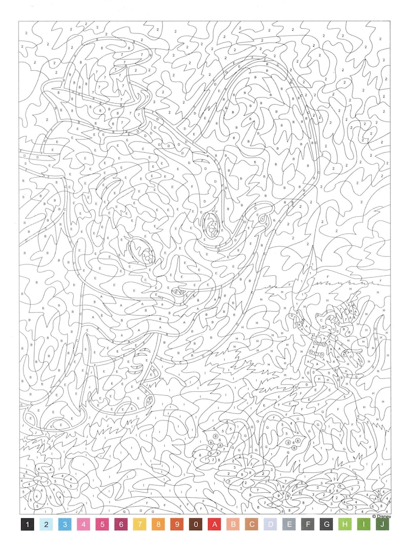 100++ [digital] Disney Mystery Colouring Book - Nature ( Colouring Book ...