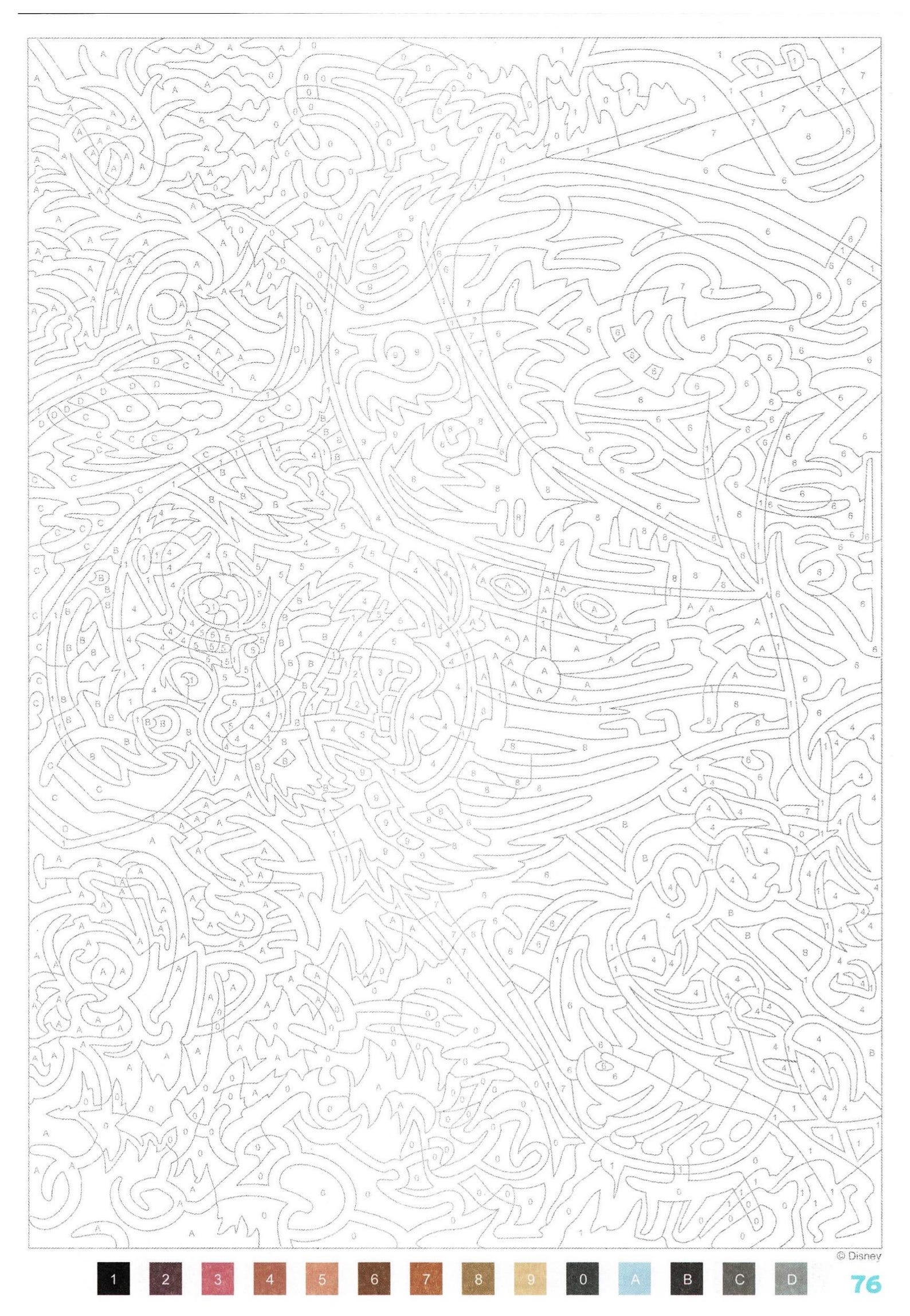 100++ [digital] Disney Mystery Colouring Book - Les Grands Classiques ...