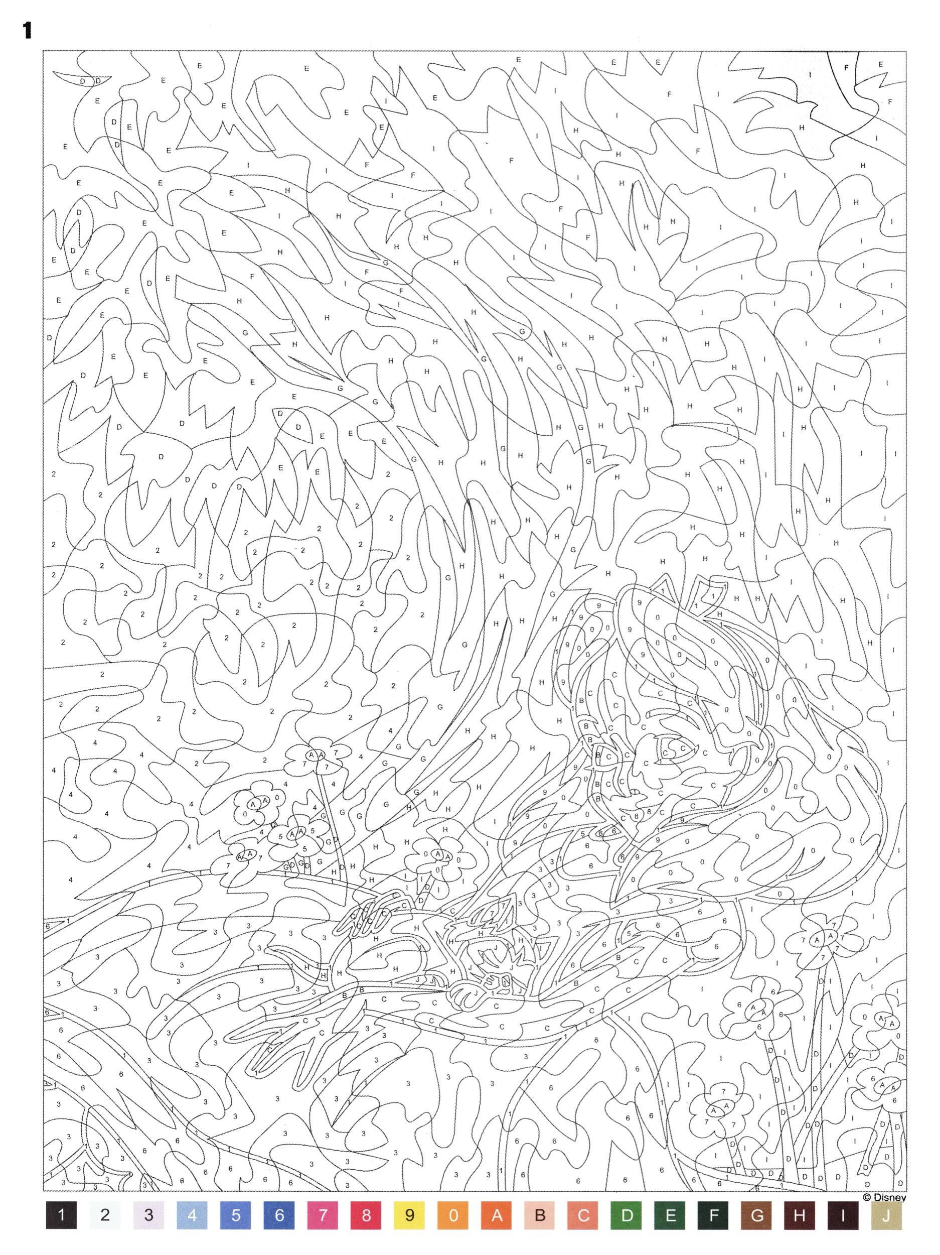 100++ [digital] Disney Mystery Colouring Book - Nature ( Colouring Book ...