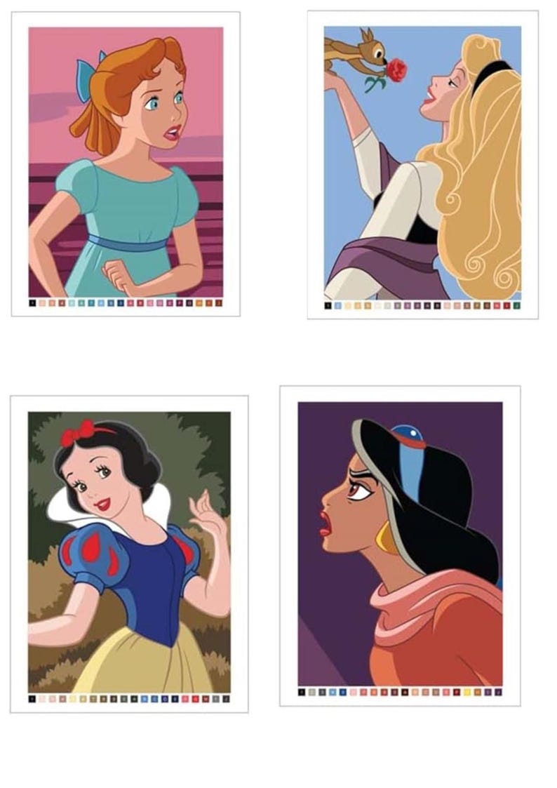 100++ [digital] Disney Mystery Colouring Book - Girl Power - Etsy