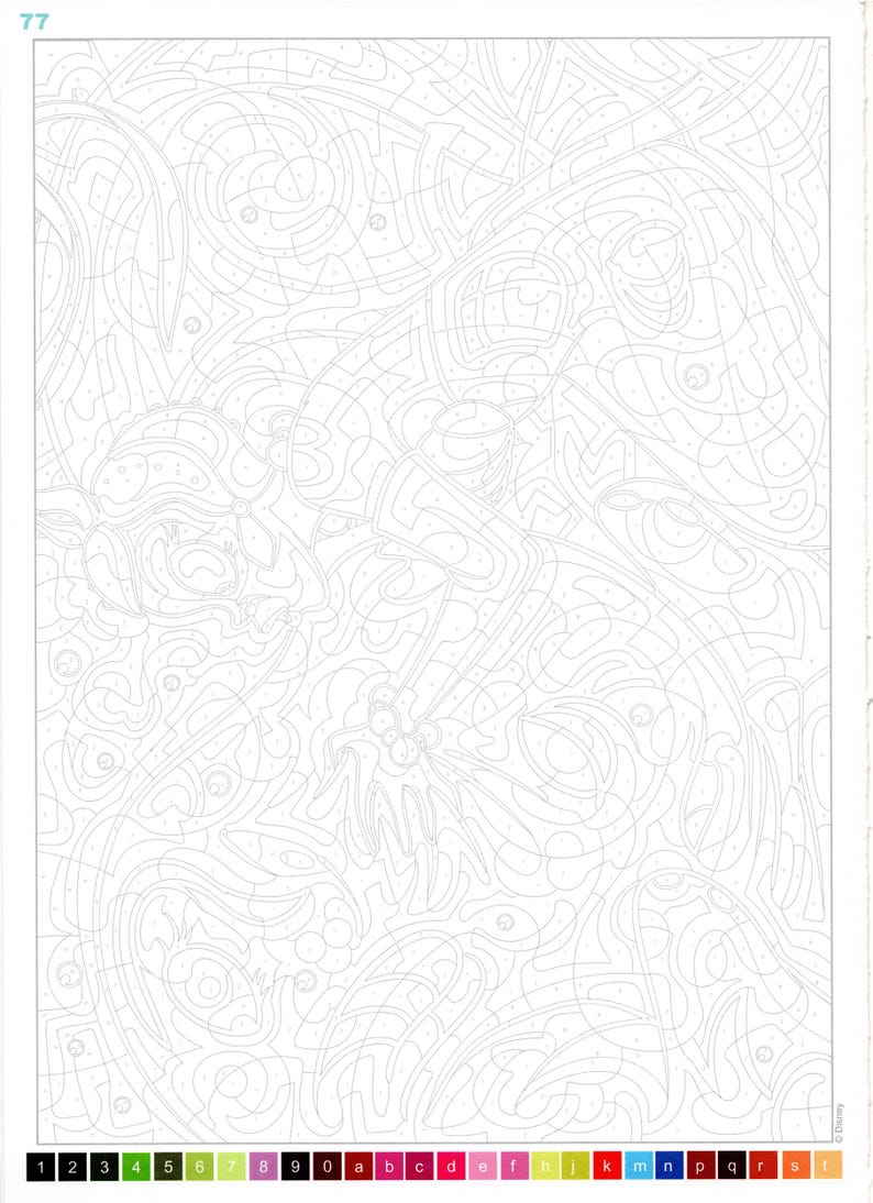 100++ [digital] Disney Mystery Colouring Book - Sous L'ocean (colouring ...