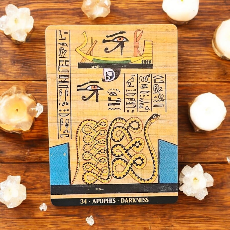Egyptian Gods Oracle Deck – Ancient Wisdom Cards for Divination ...