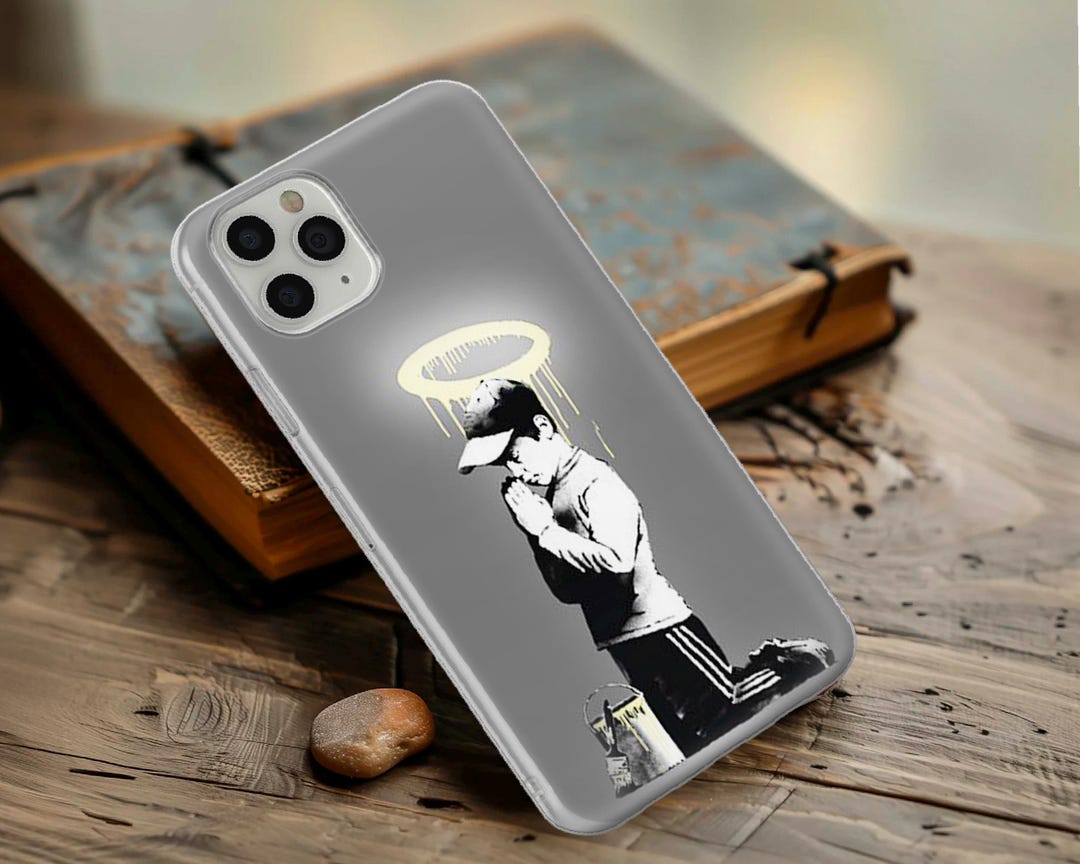 Banksy Art Phone Case Iconic Street Graffiti Cover for iPhone 16 Pro 15 ...