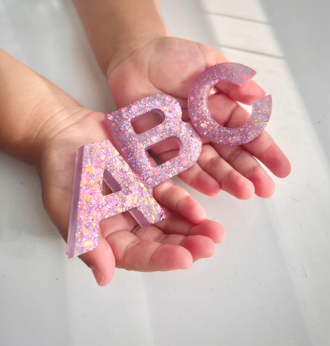 Child Safe Resin Letters – Custom Alphabet Letters for Kids | Sensory ...