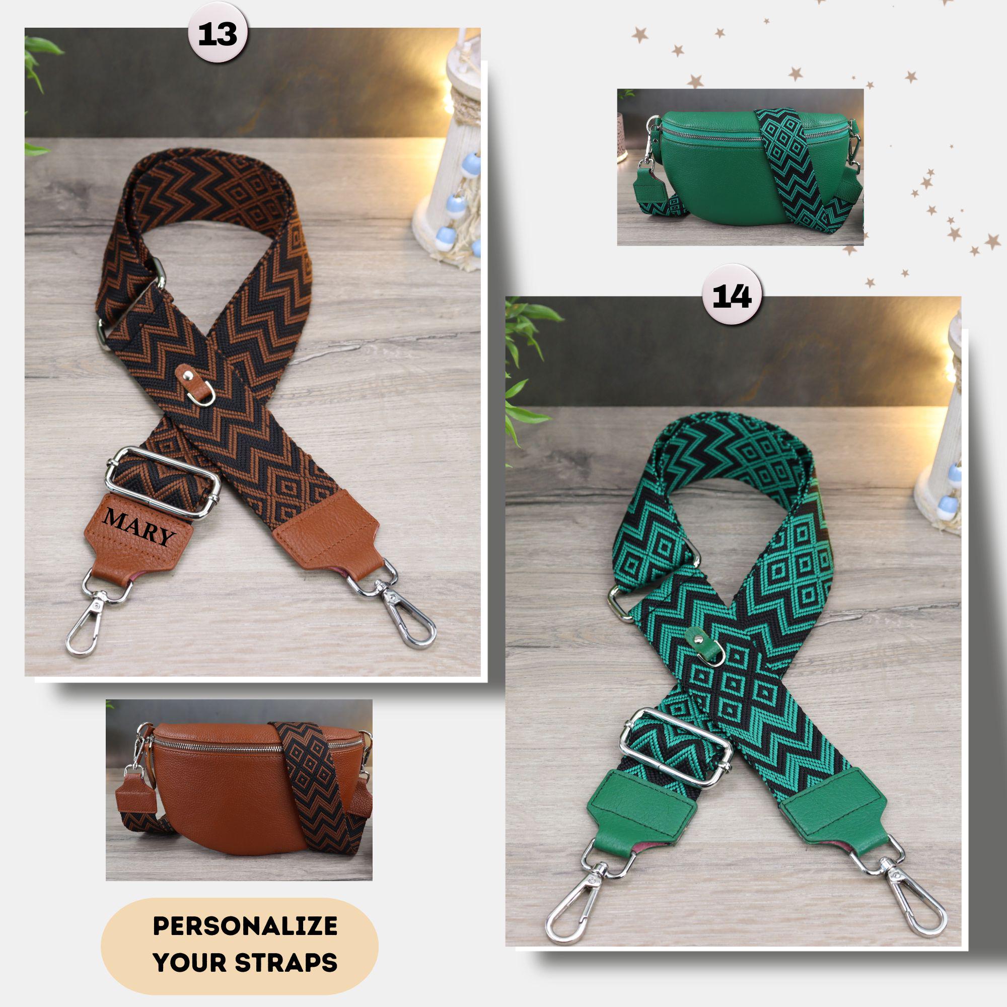 Leather Strap for Gold and Silver Hardware Bags, Adjustable Shoulder ...