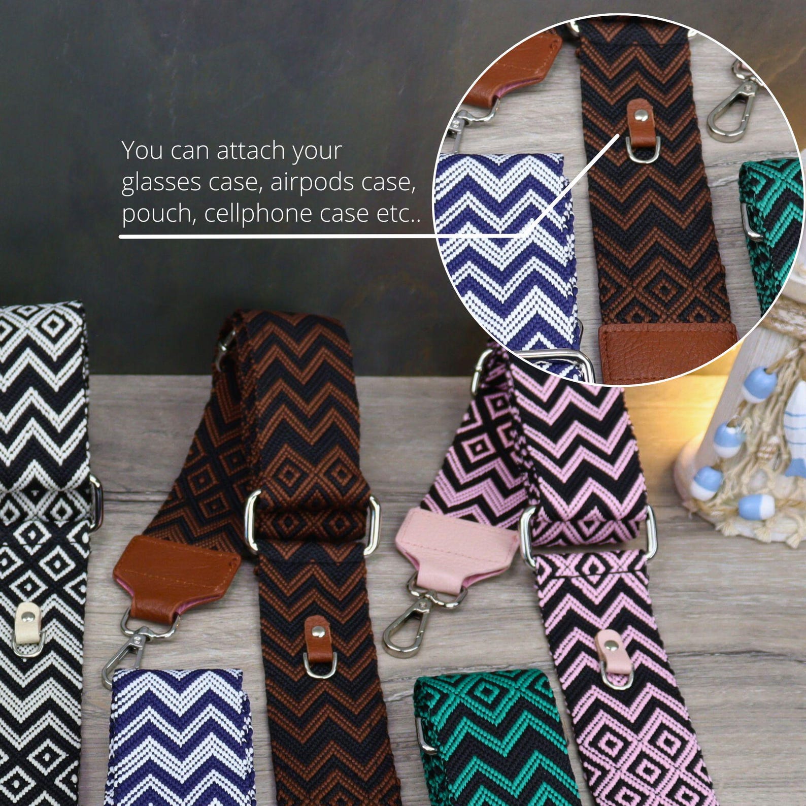 Leather Strap for Gold and Silver Hardware Bags, Adjustable Shoulder ...