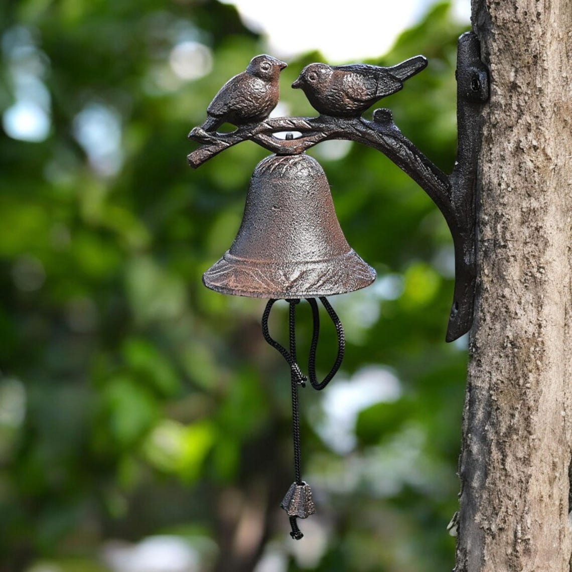 Vintage Iron Bird Doorbell: Rustic Farmhouse Garden Decor - Etsy