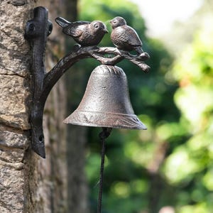 Vintage Iron Bird Doorbell: Rustic Farmhouse Garden Decor - Etsy