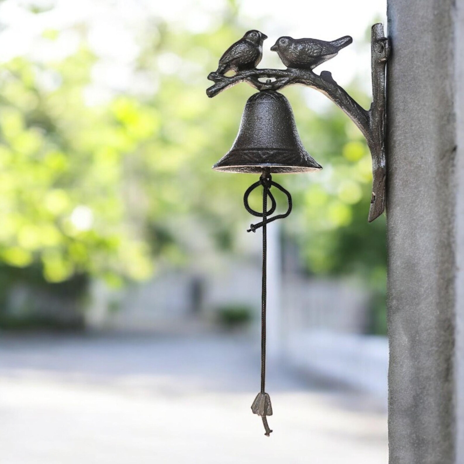 Vintage Iron Bird Doorbell: Rustic Farmhouse Garden Decor - Etsy