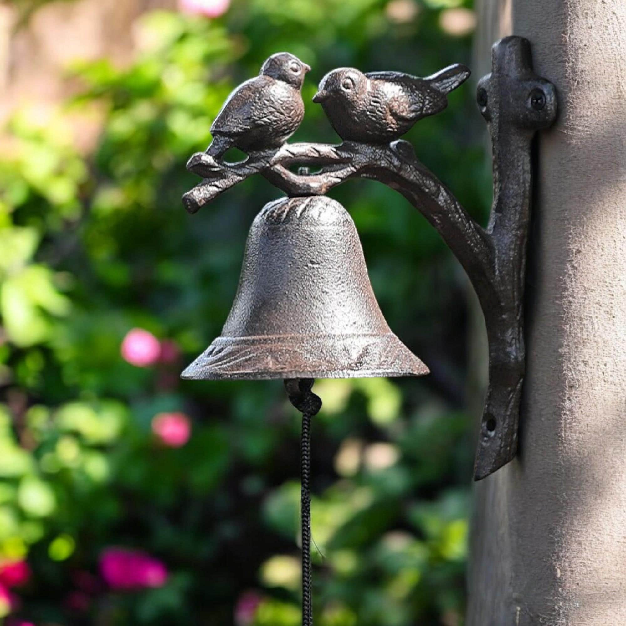Vintage Iron Bird Doorbell: Rustic Farmhouse Garden Decor - Etsy
