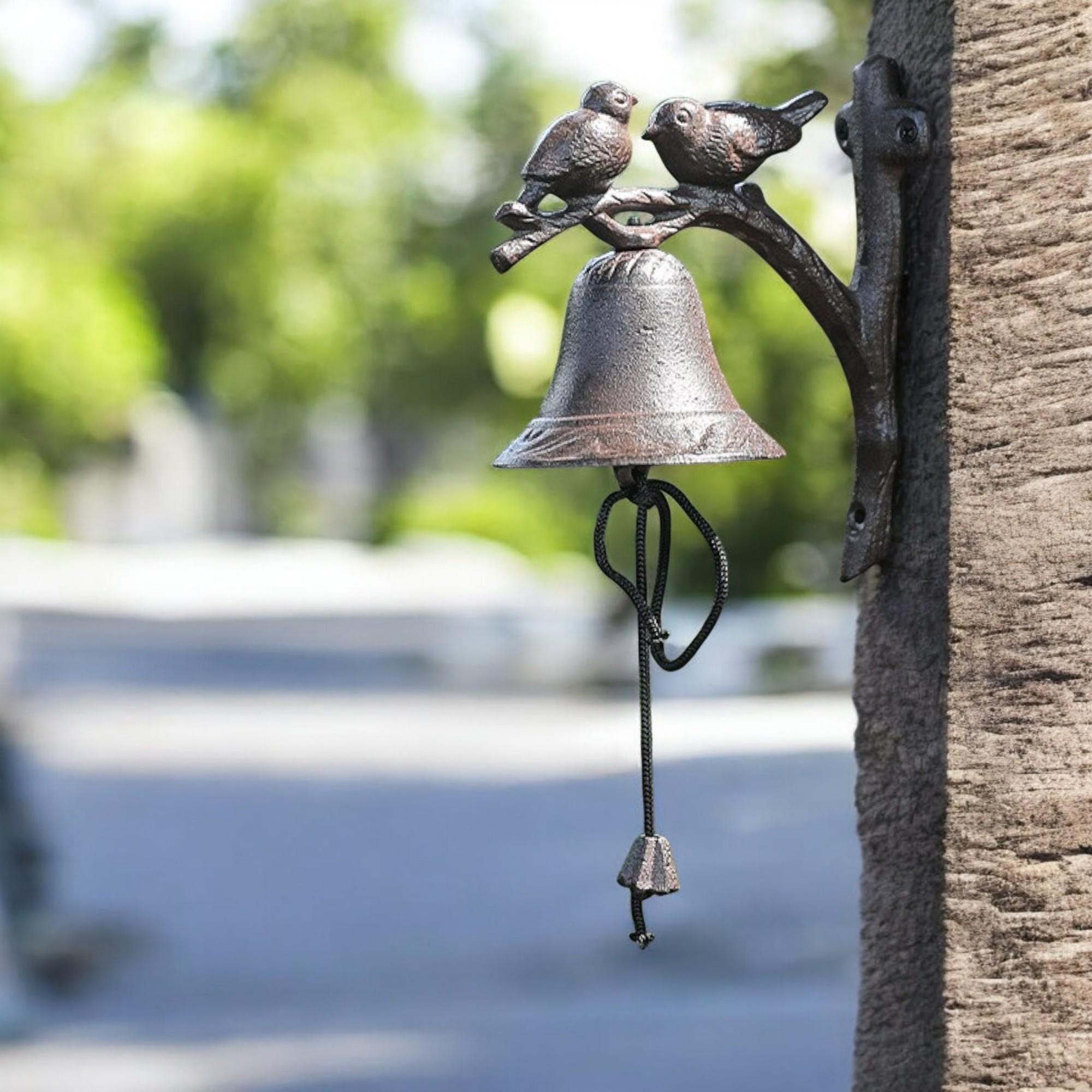 Vintage Iron Bird Doorbell: Rustic Farmhouse Garden Decor - Etsy
