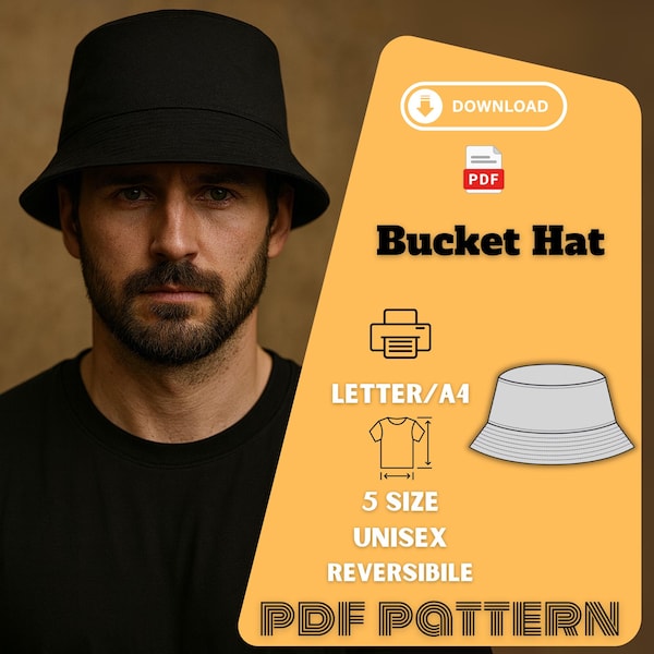Linen Patchwork Hat - Etsy UK