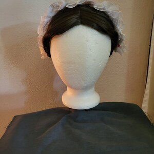 Ruffled Day Cap, Colonial, 1840's, Victorian - Etsy