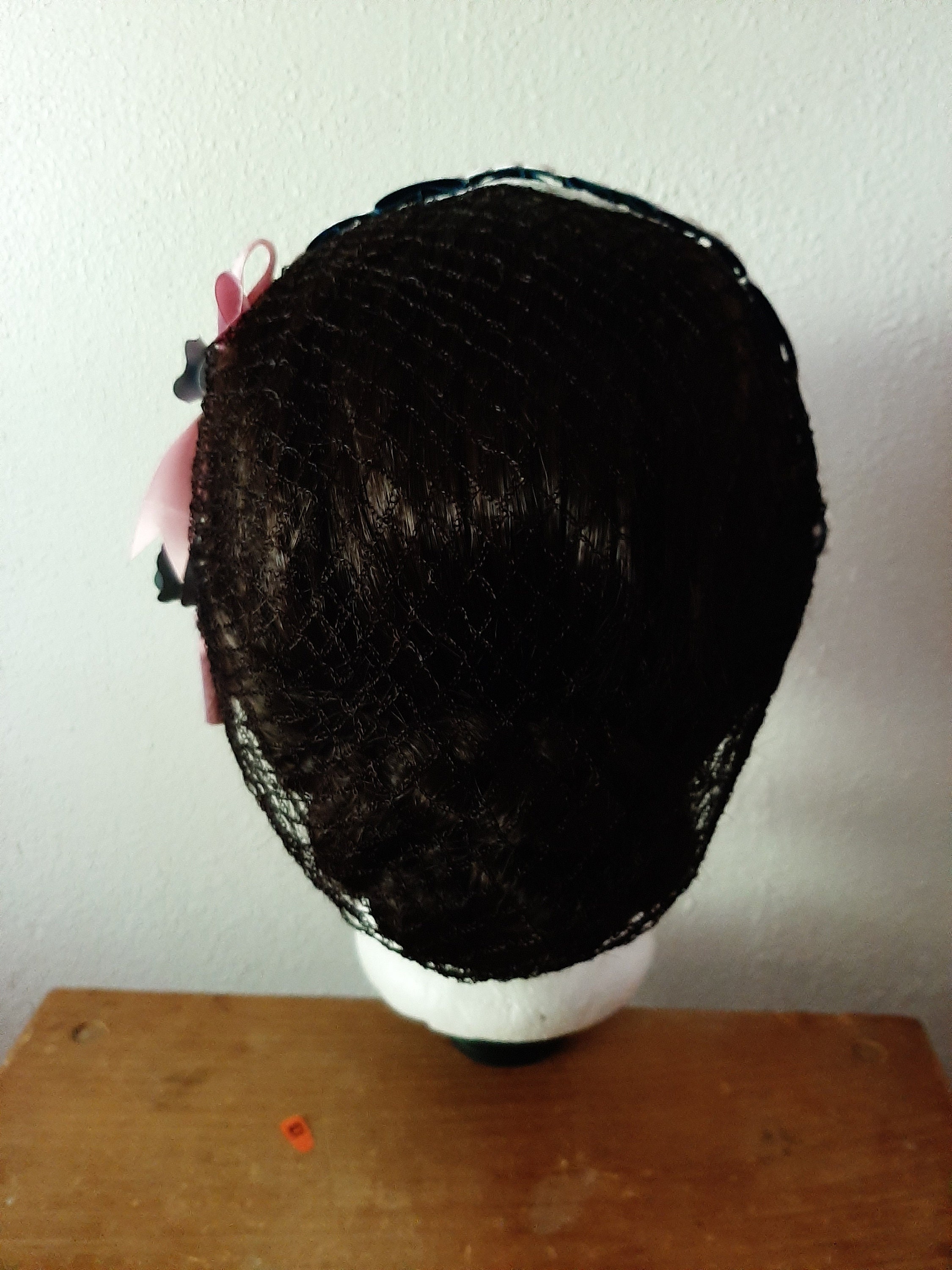 Victorian Civil War Ribbon Hair Net With Tassel and Bow - Etsy