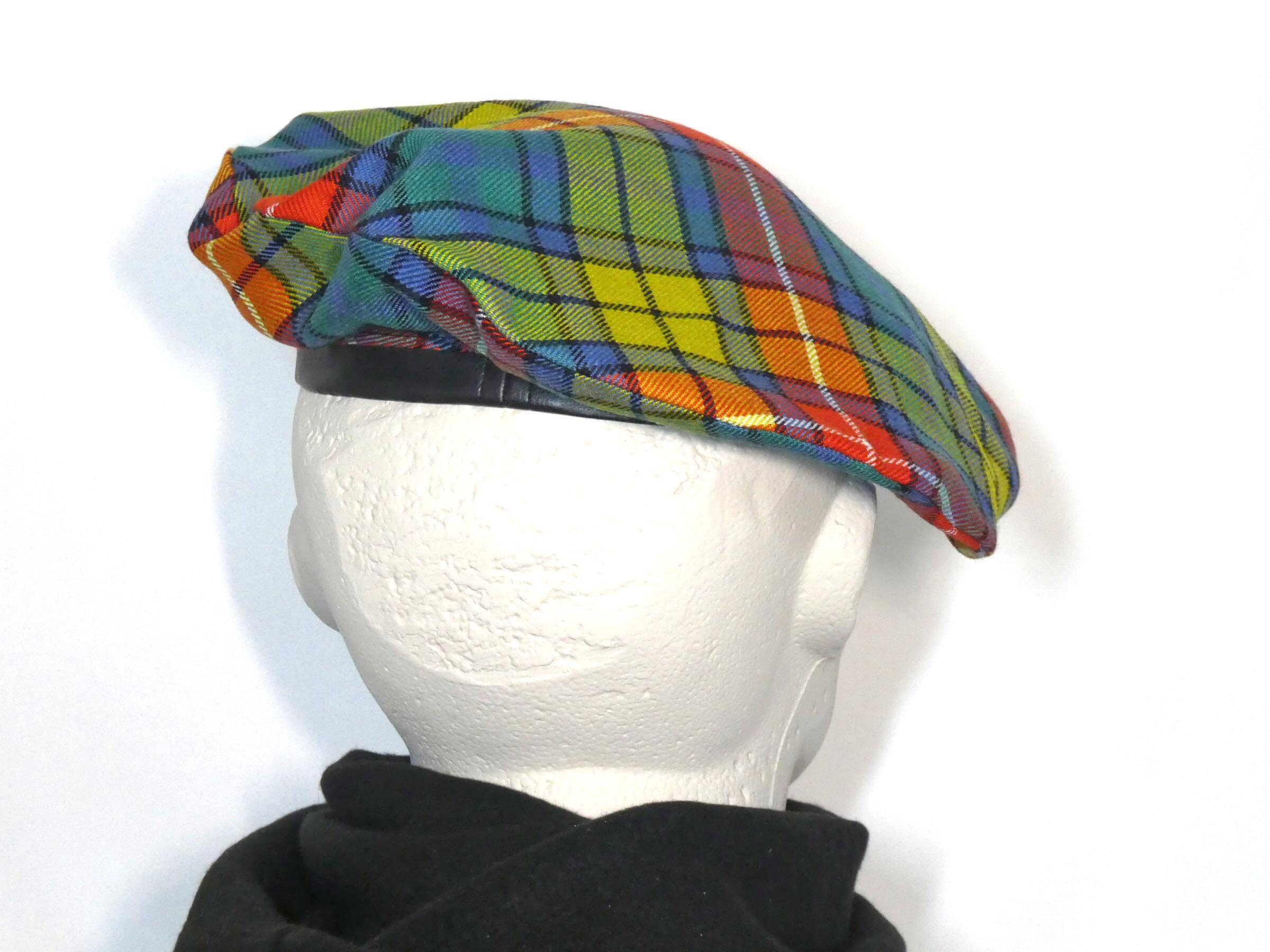 Buchanan, Ancient Tartan Beret, Men's Scottish Tartan Tam © - Etsy UK