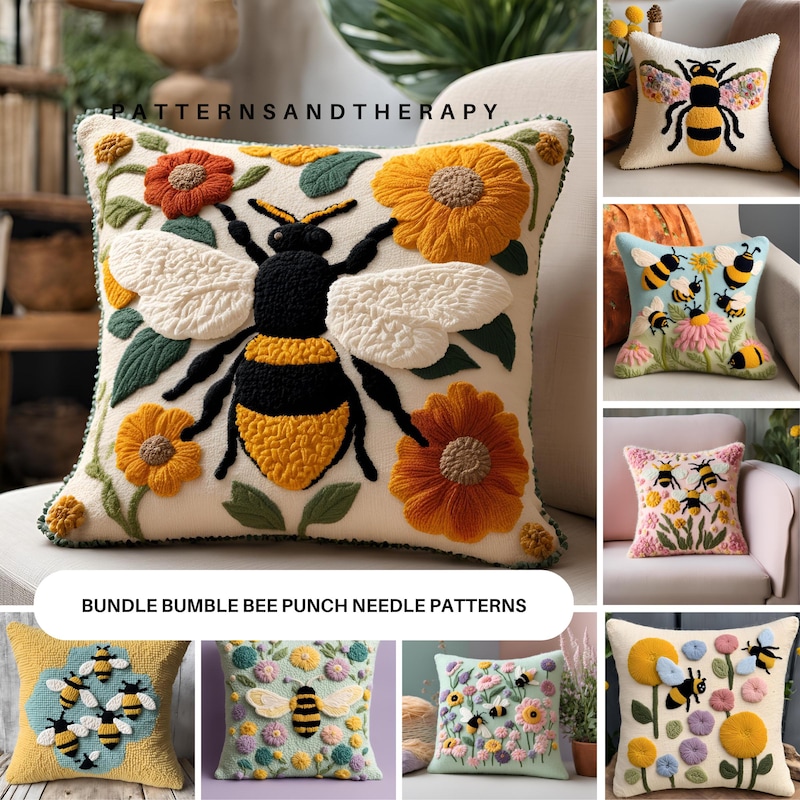 Bumble Bee Pillow - Etsy