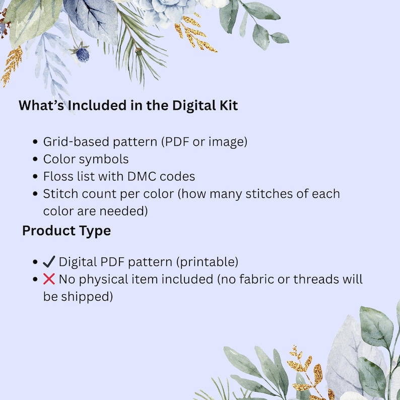 Cottage Motif Cross Stitch Chart Pattern Template PDF - Etsy UK